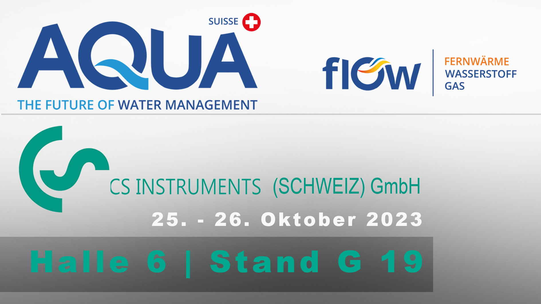 CS Instruments (Svizzera) GmbH all'AQUA Suisse | CS INSTRUMENTS