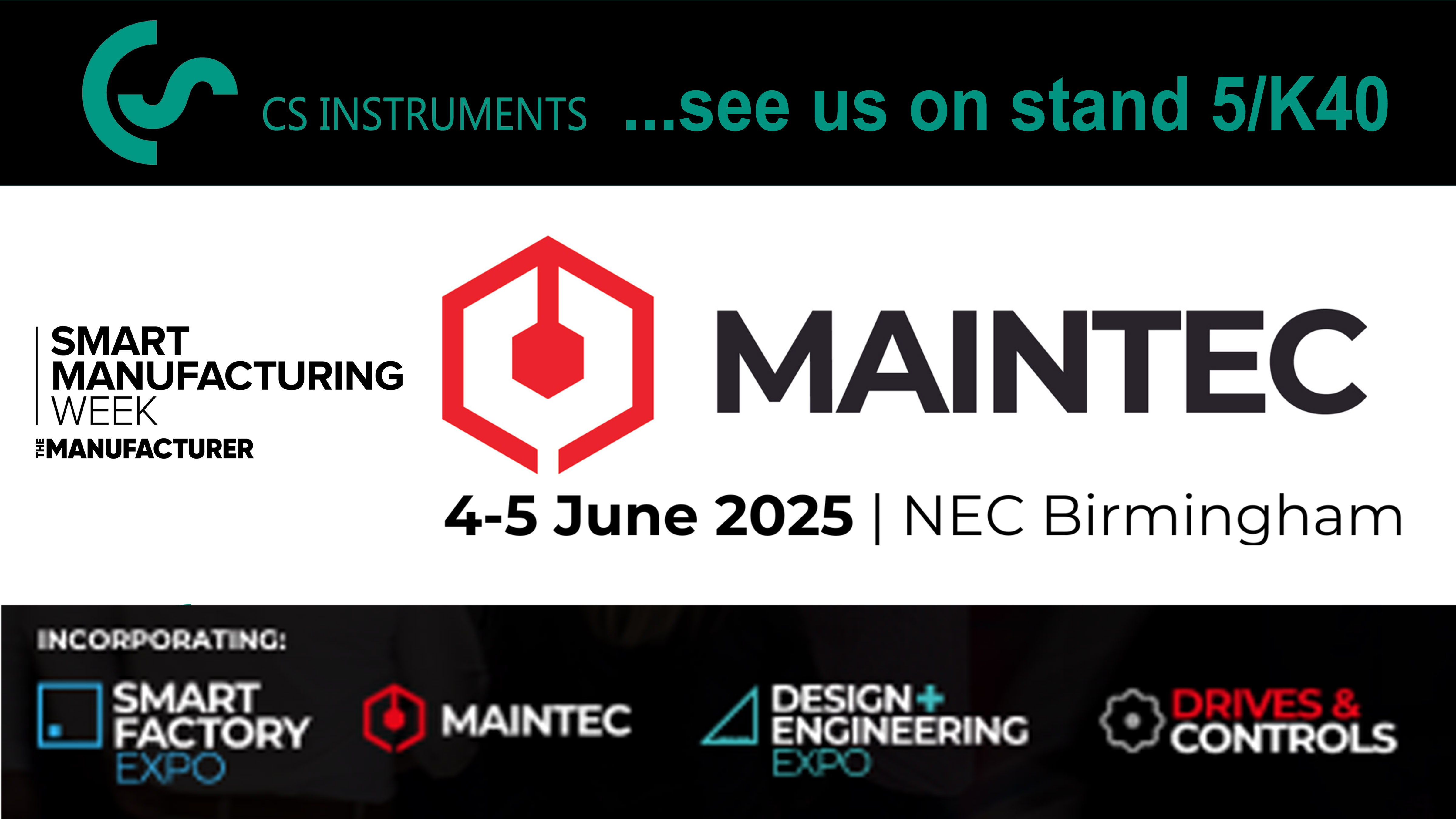 CS INSTRUMENTS at MAINTEC Birmingham | CS INSTRUMENTS