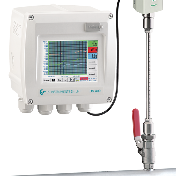 Flow measurement set with sensor and recorder - DS 400 | CS INSTRUMENTS