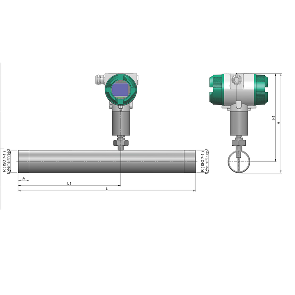 VD 570 - Robust Inline flow meter | CS INSTRUMENTS