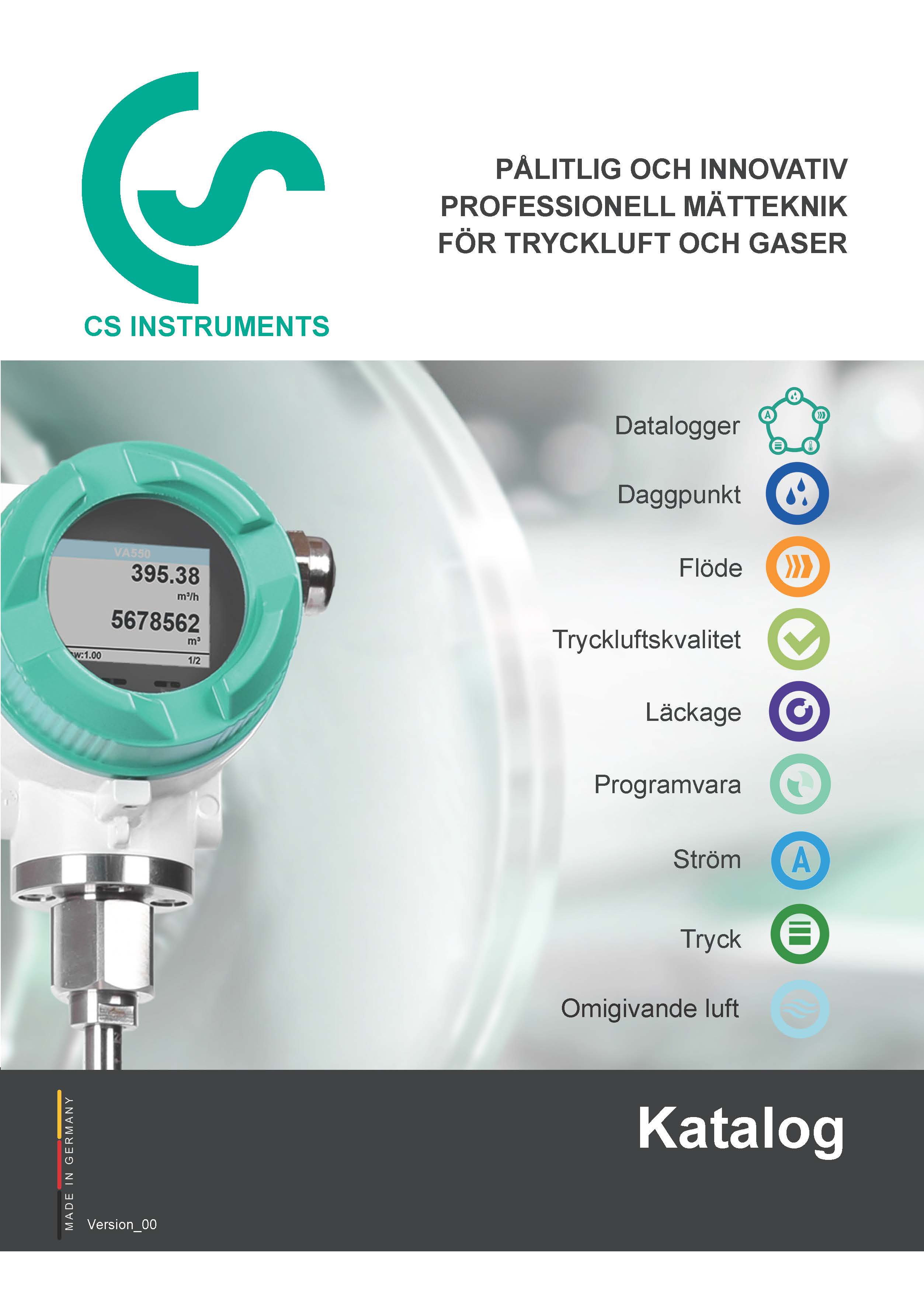 Mätanordningar för tryckluft och gas CS-instrument